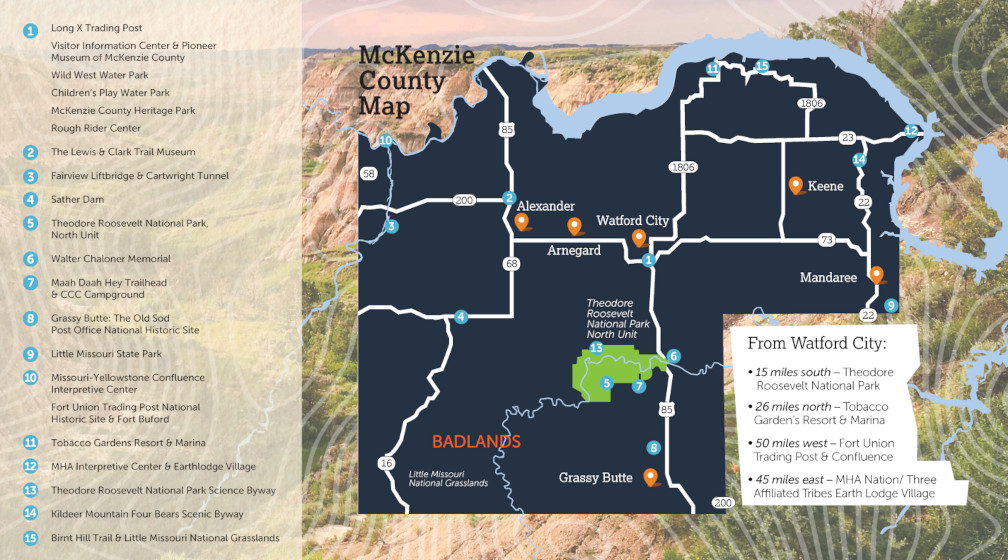 Watford City, ND | McKenzie County Tourism Visitor Center and Tourist ...